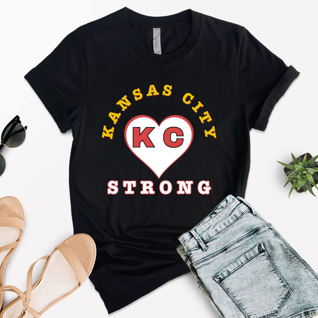 Kansas City Strong Shirt, KC Strong Shirt Women, Red Gold Kingdom Shirt ...