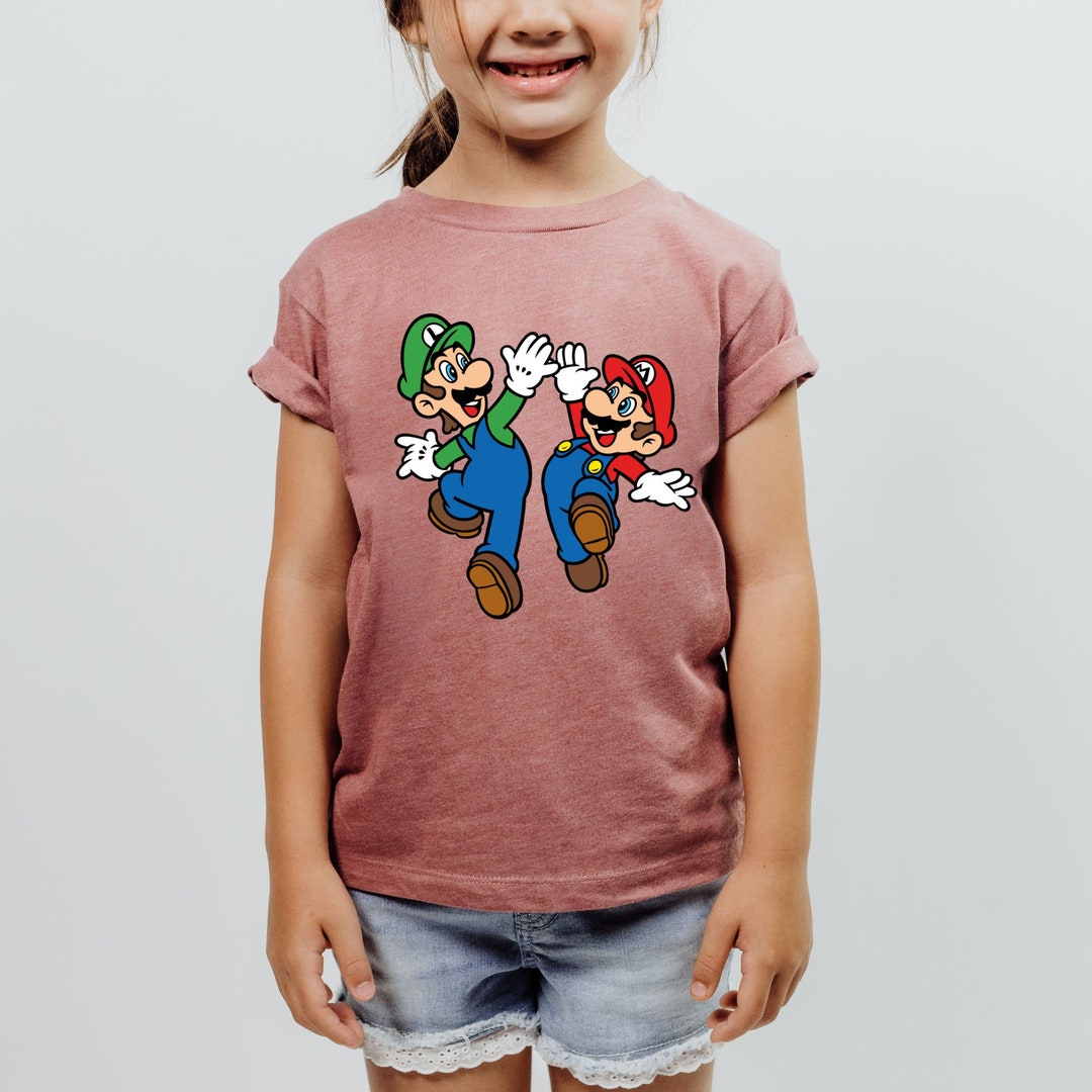 Super Mario Shirt, Mario and Luigi Shirt, Cute Mario Shirt, Super Mario ...