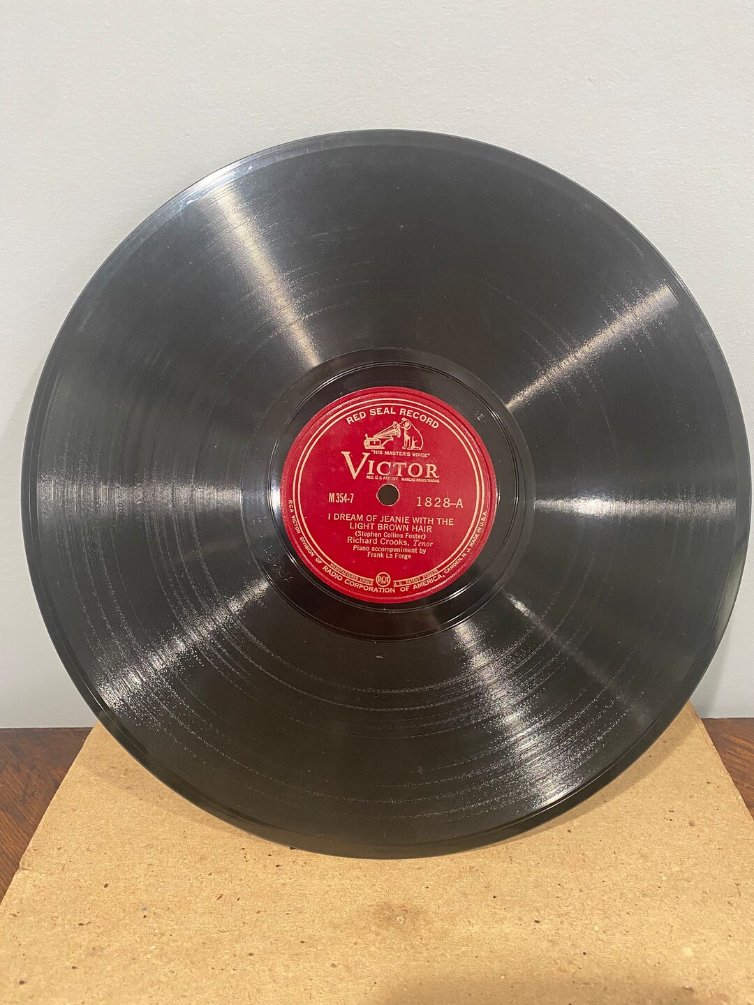 Victor 78 Rpm Record Foster- Masa’s in De Cold Ground/ I Dream of ...
