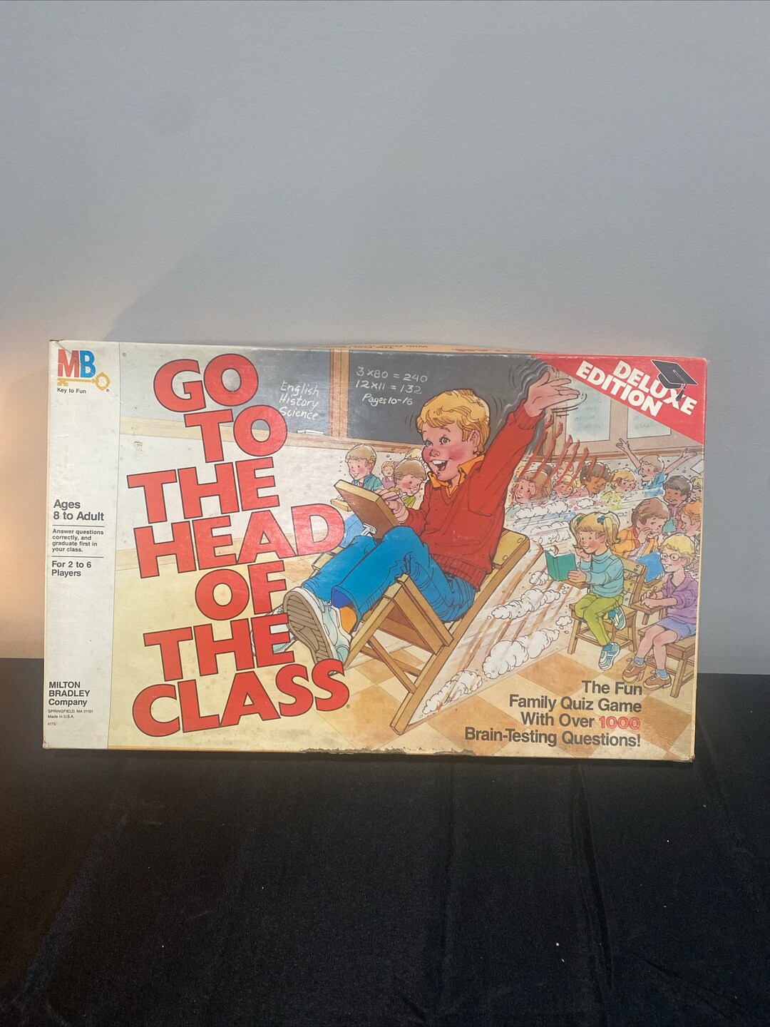 Vintage 1986 Go to the Head of the Class Board Game READ - Etsy