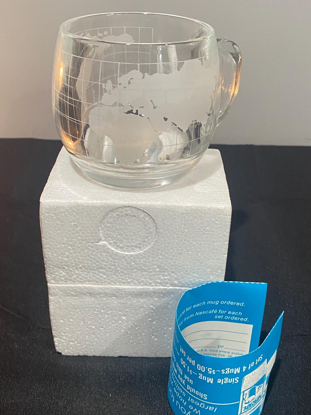 Vintage Nescafé World Globe Mug- New in Packaging- the Nestle Co. - Etsy