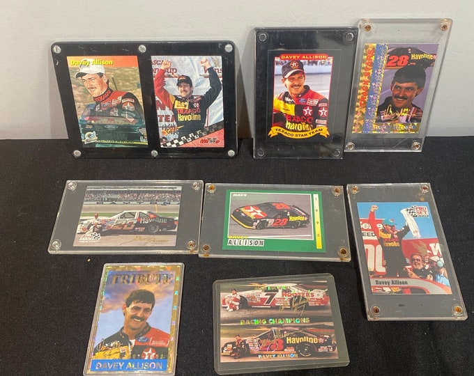 Lot of Davey Allison Race Cards - Etsy