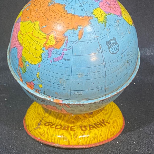 Globe Bank - Etsy