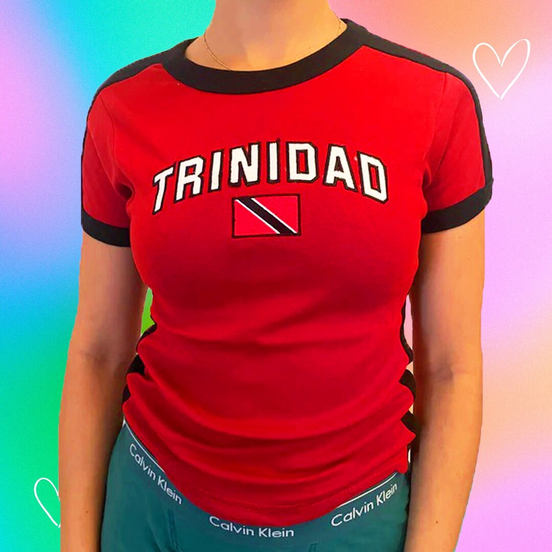 Vintage Trinidad Jersey Top Y2k Summer - Etsy Canada