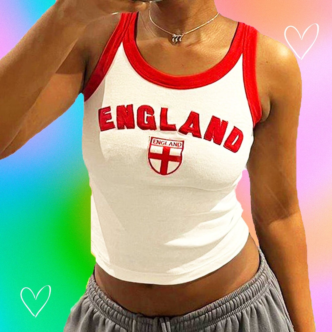 Retro England Tank Top Y2k Summer - Etsy