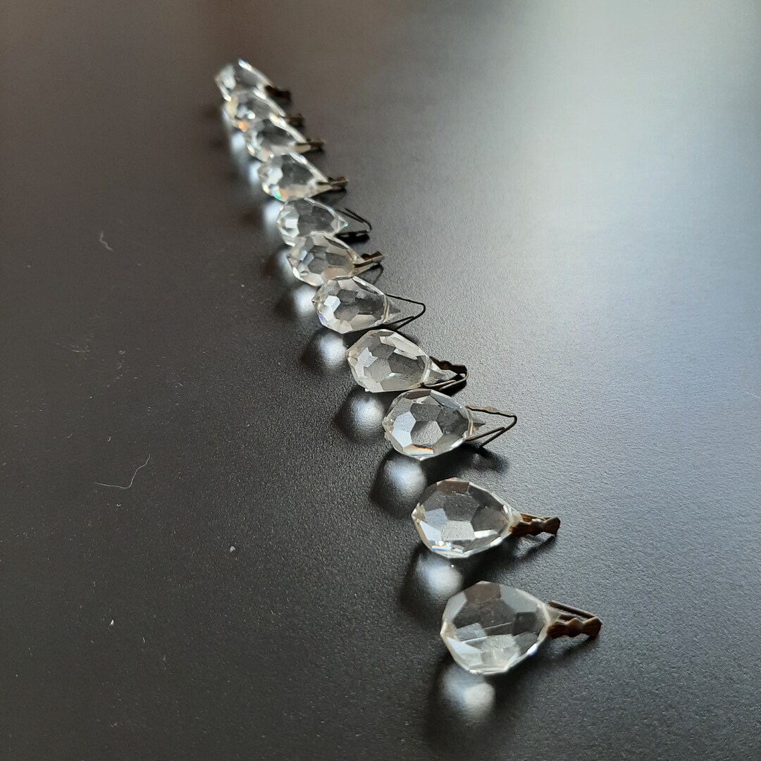 Chandelier Drops Parts Glass, Crystal Spare Parts, Lamp Parts, Faceted ...