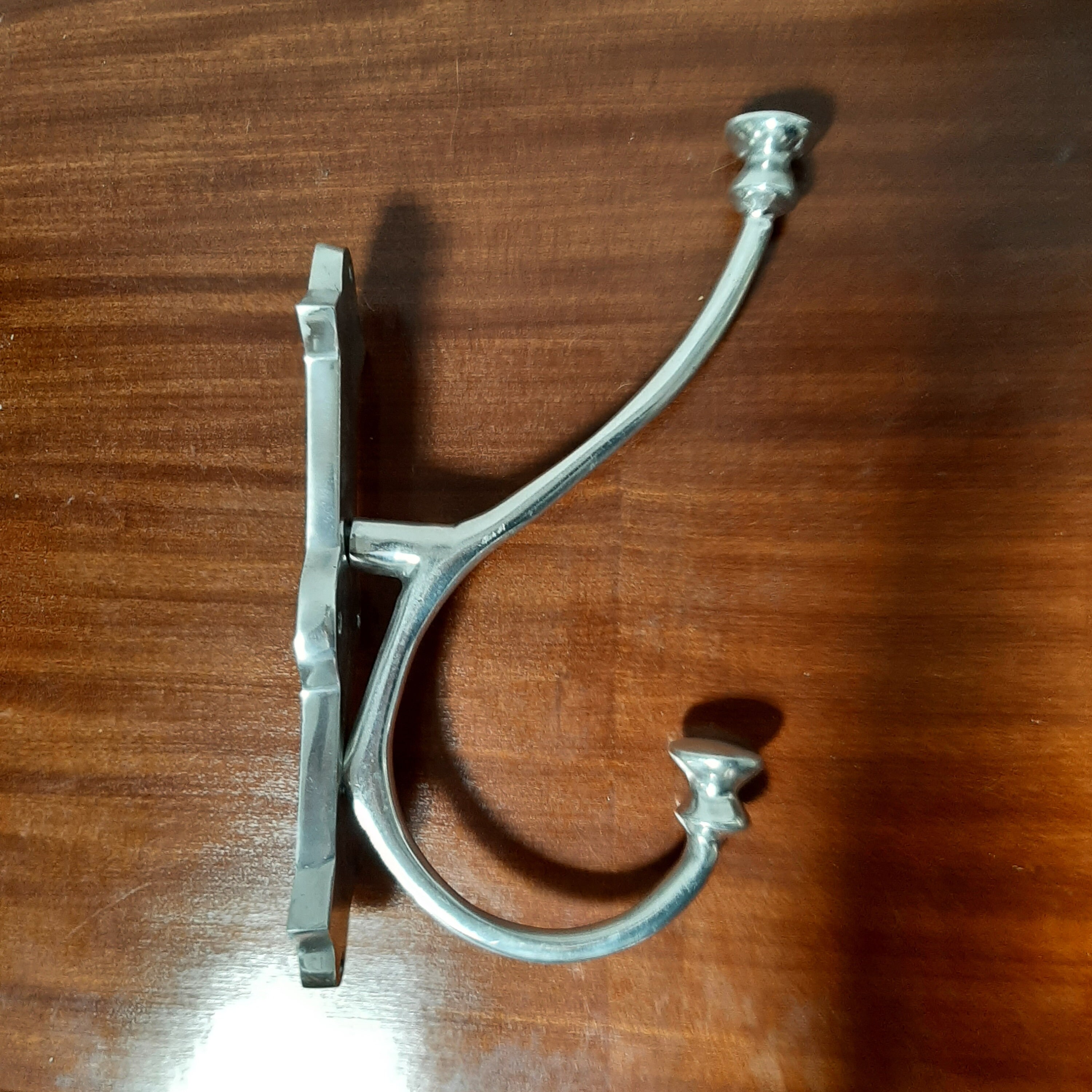 Art Deco Coat Hooks, Hook Hangers Aluminum Cast, Vintage Hooks, Metal ...