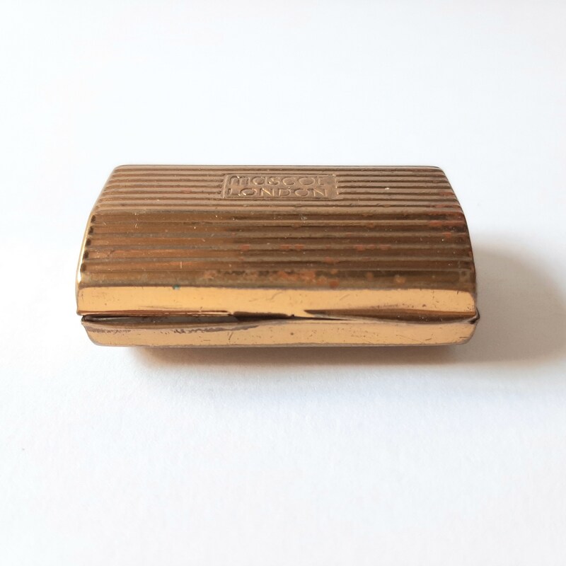 Brass Pill Box - Etsy