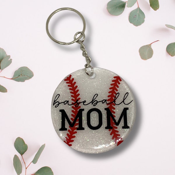 Baseball Keychain - Etsy