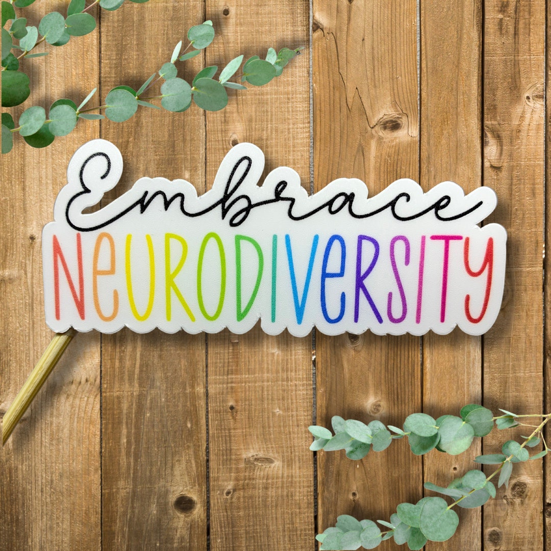 Neurodivergent Sticker Bundle- Embrace Neurodiversity Water Bottle ...