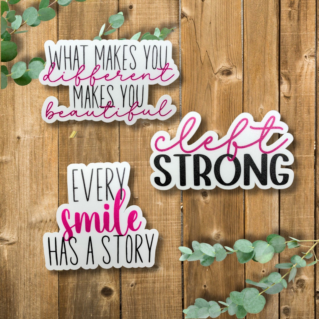 Cleft Strong Stickers- Cleft Strong Sticker- Cleft Lip and Palate ...