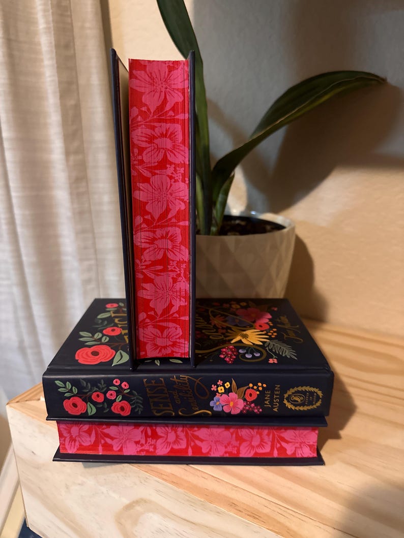 Sense and Sensibility Stencil Sprayed Edges - Etsy