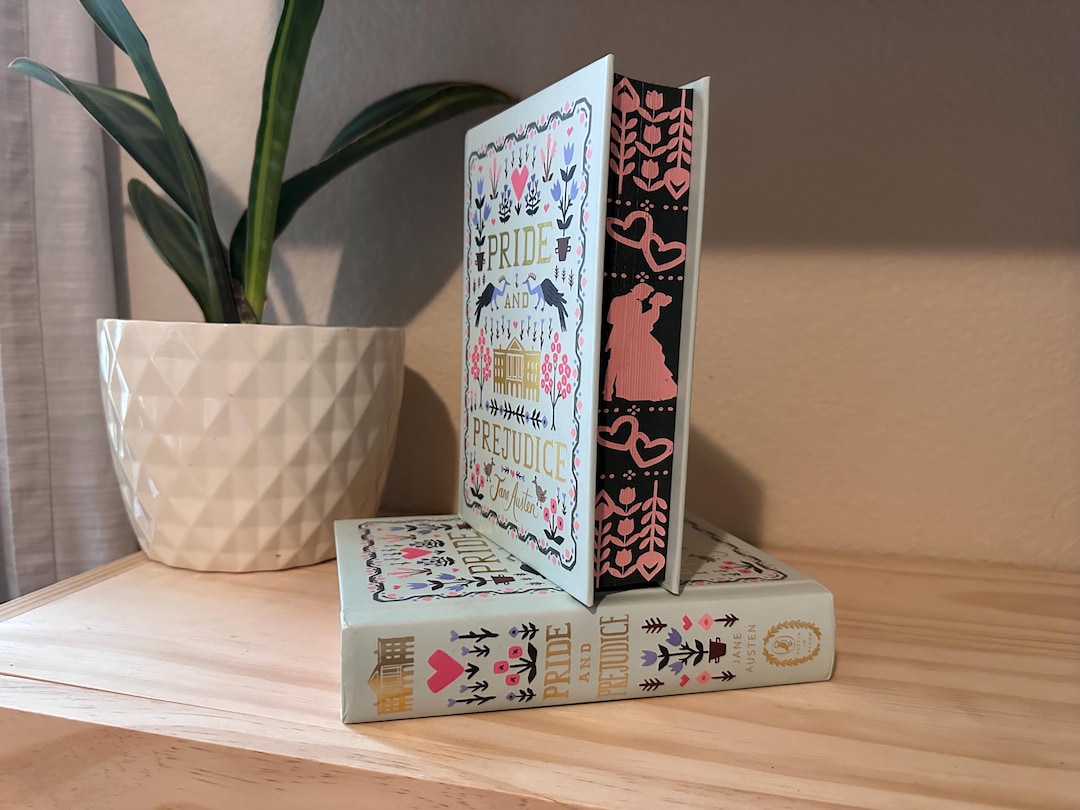 Pride and Prejudice Stencil Sprayed Edges - Etsy