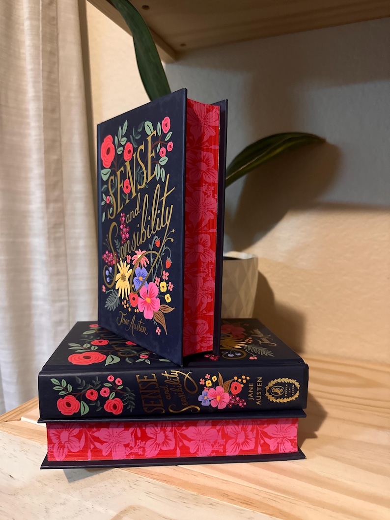 Sense and Sensibility Stencil Sprayed Edges - Etsy