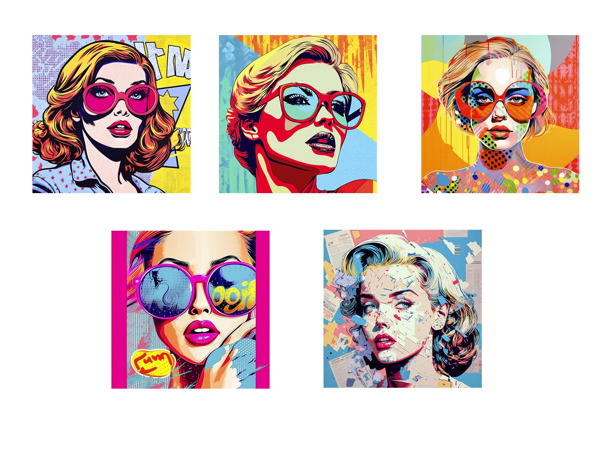 Digital Pop Art - Etsy