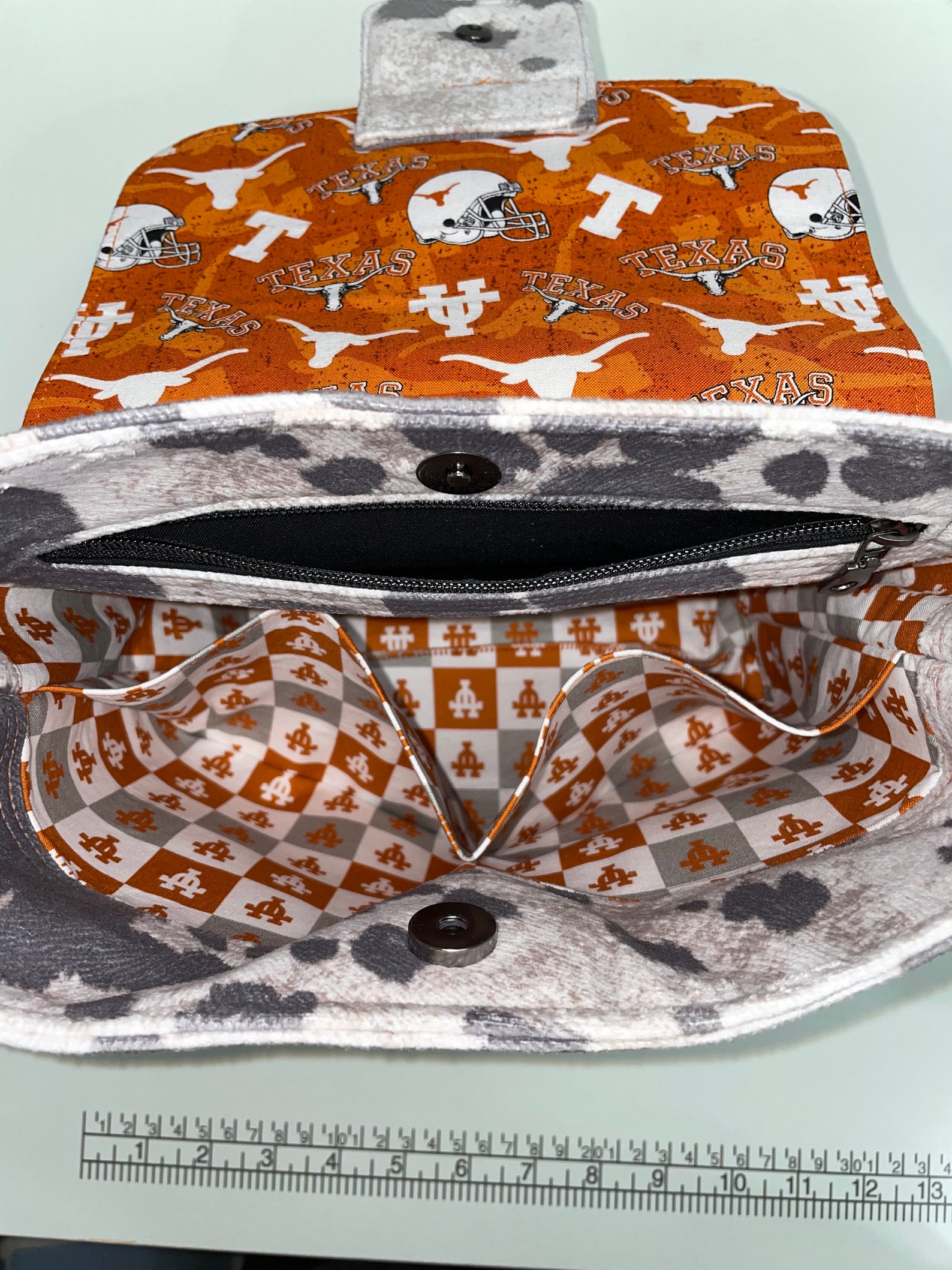 Texas Longhorns Handmade Crossbody Purse - Etsy