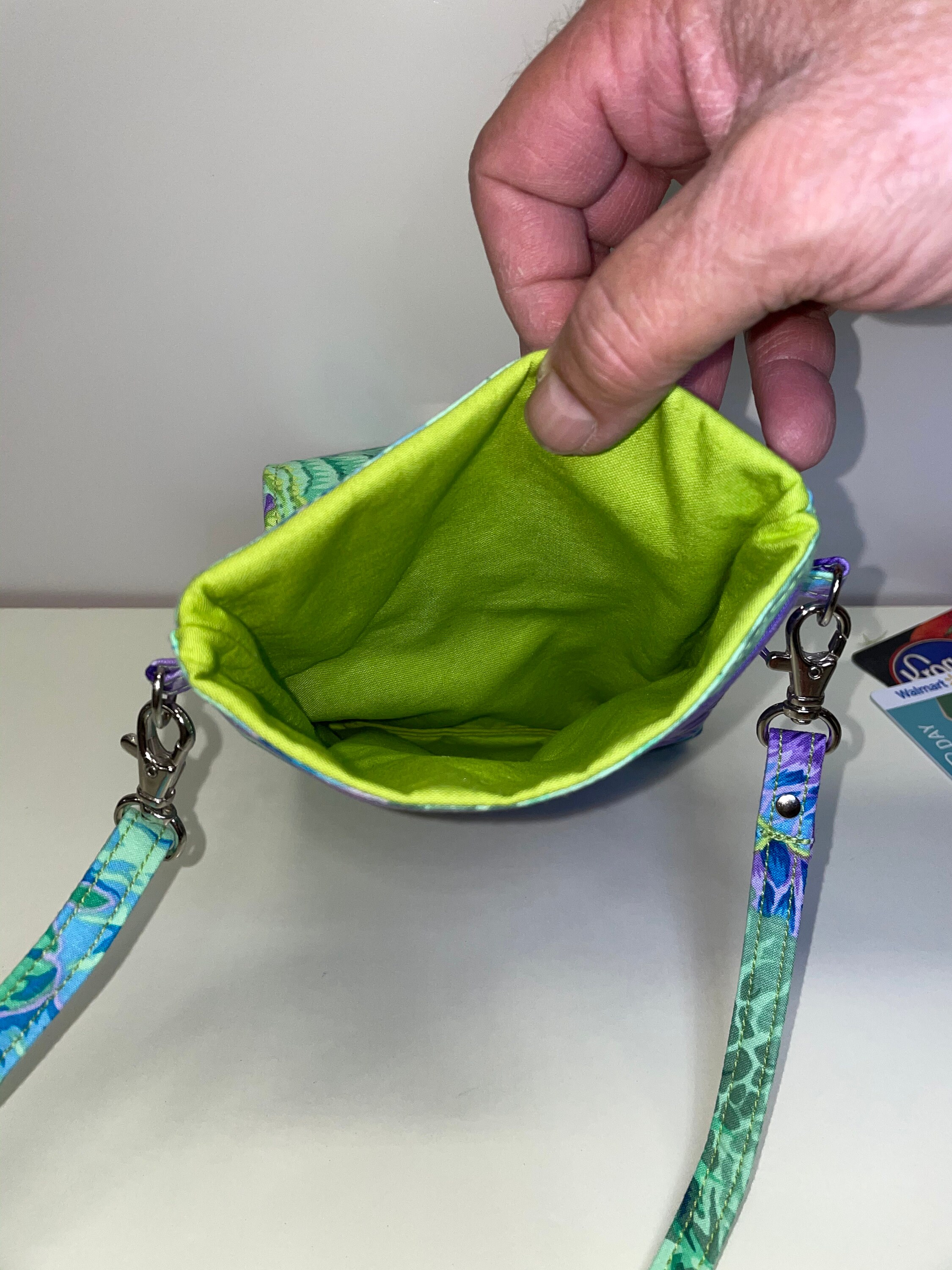 Kaffe Fassett Handmade Crossbody Cellphone Purse W/strap - Etsy