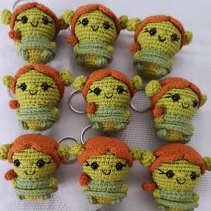 Shrek and Fiona Crochet Plush, Green Ogre, Fergus, Farkle, Felicia ...
