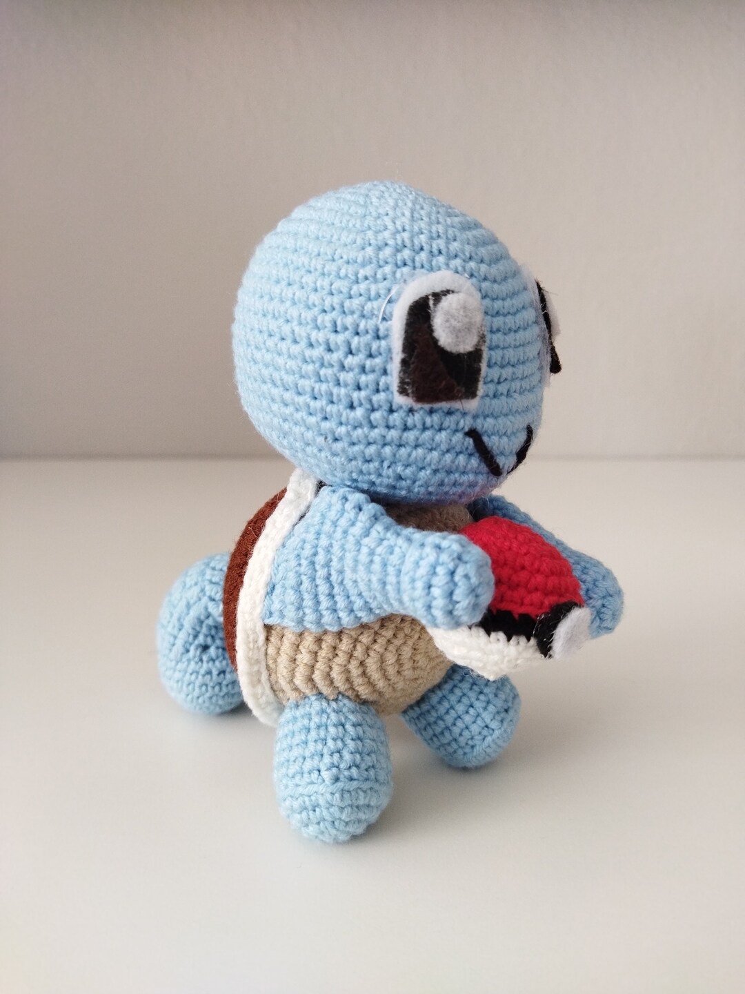 Pokemon Squirtle Crochet Plush, Squirtle Figure, Squirtle Toy - Etsy