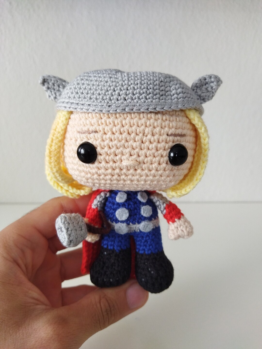 Thor Crochet Doll, Thor Fan Art, Avengers, Marvel, Superhero Doll ...