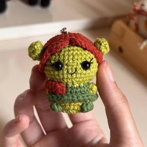 Shrek and Fiona Crochet Plush, Green Ogre, Fergus, Farkle, Felicia ...