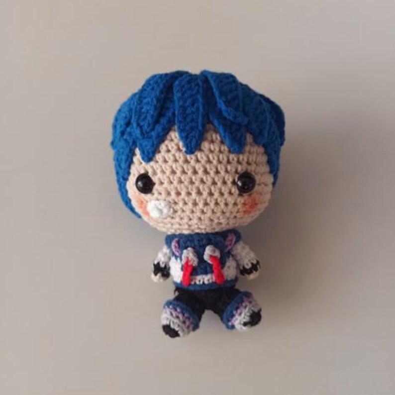 Valorant Iso Crochet Plush, Iso Agent, Valorant Agent, Valorant Gift ...