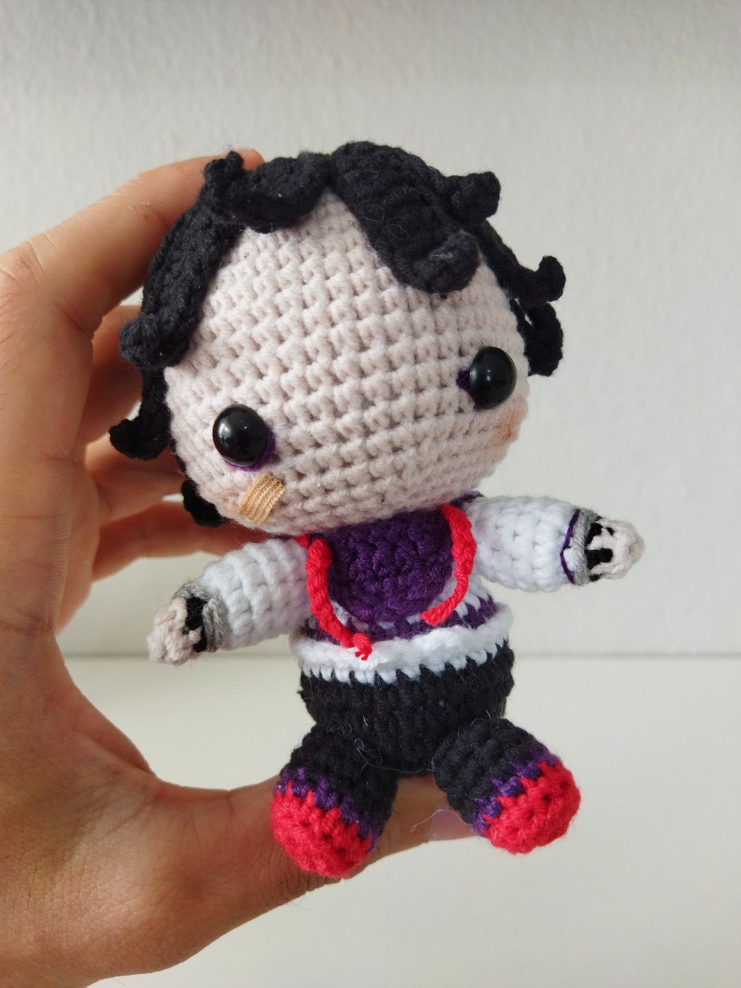 Valorant Iso Crochet Plush, Iso Agent, Valorant Agent, Valorant Gift ...