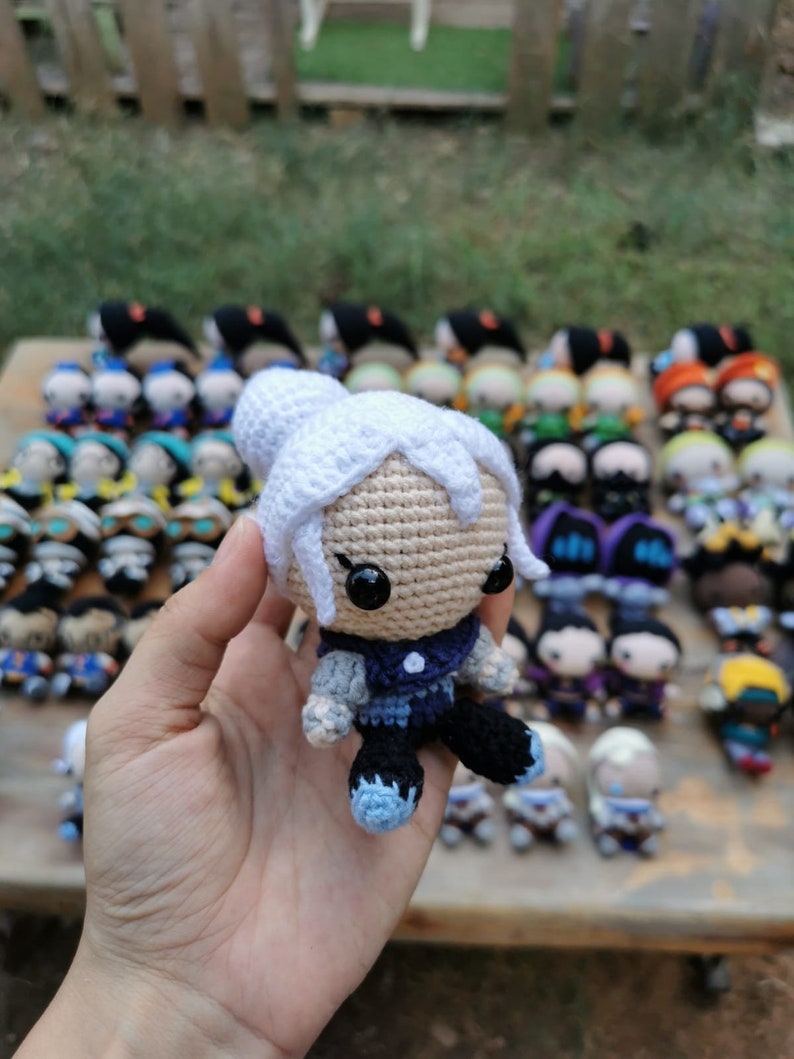 Valorant Jett Doll, Valorant Character, Valorant Jett Crochet Amigurumi ...