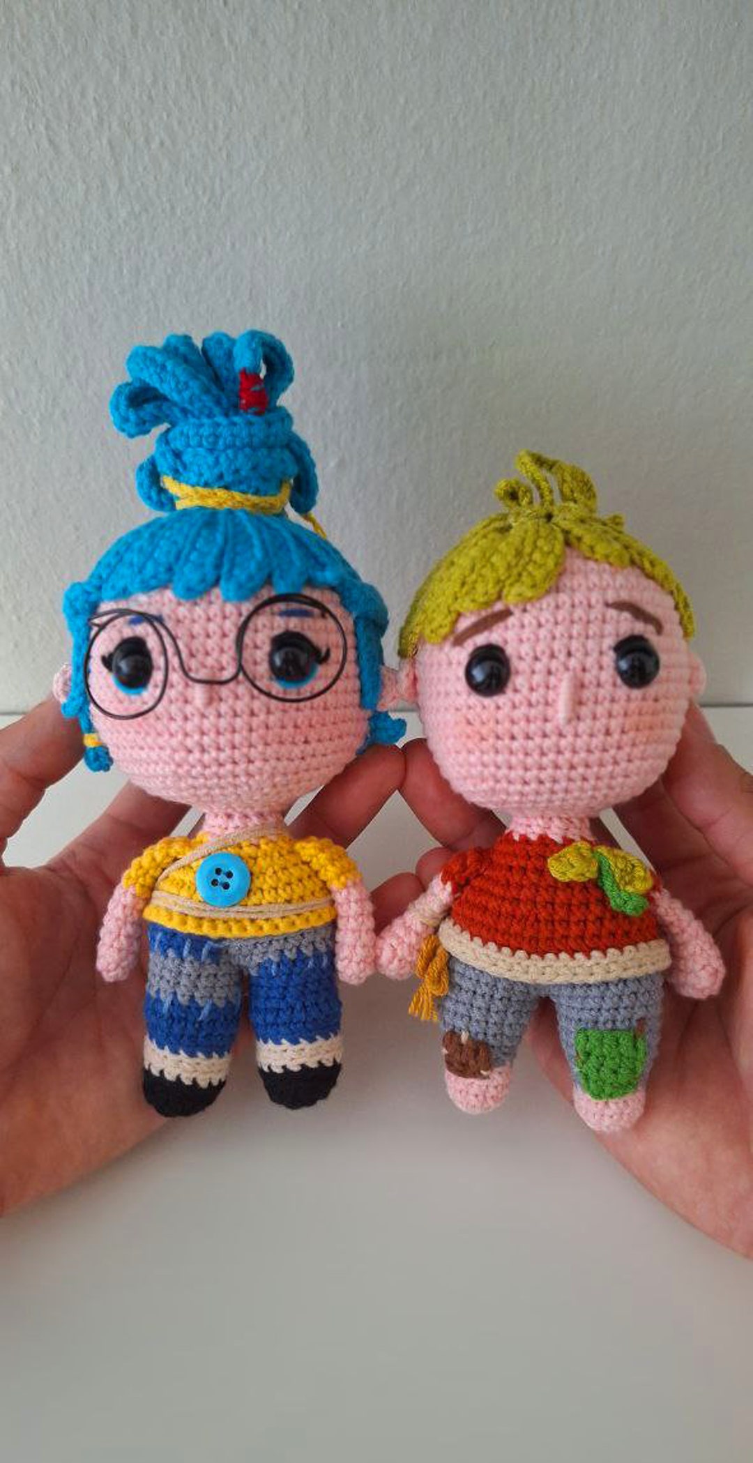 It Takes Two Cody and May Crochet Plush - Etsy