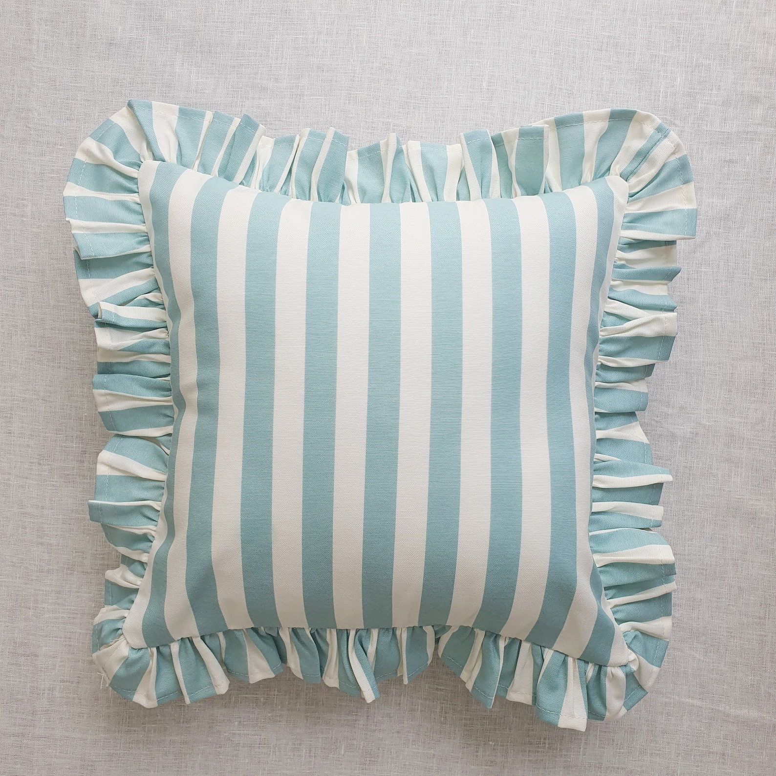 Bohemian Frill Striped Pillow Cover - Different Color Options With ...