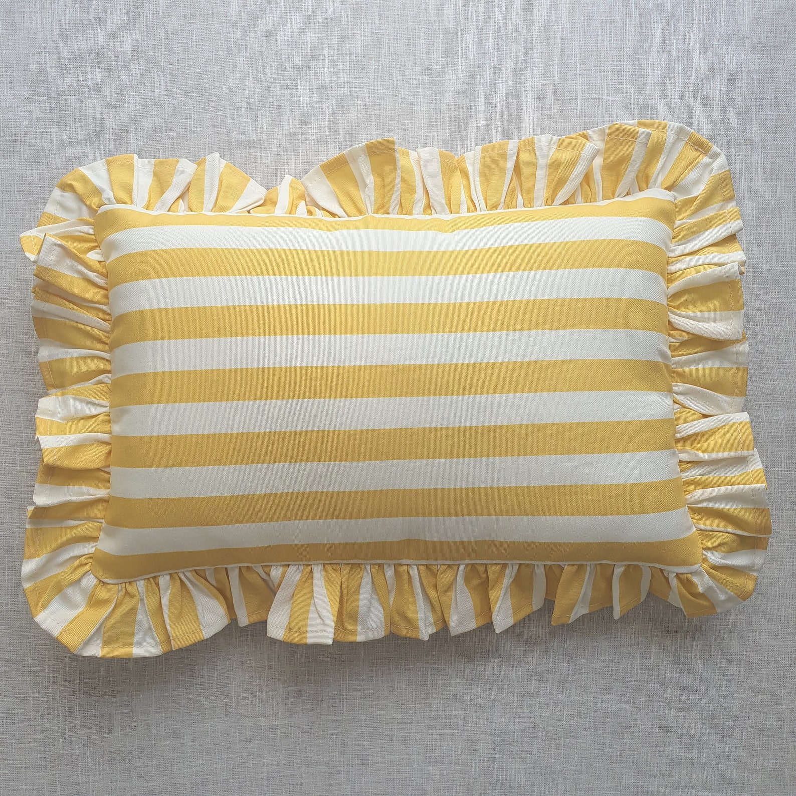 Bohemian Frill Striped Pillow Cover - Different Color Options With Frill Edges - Hello Mello ...