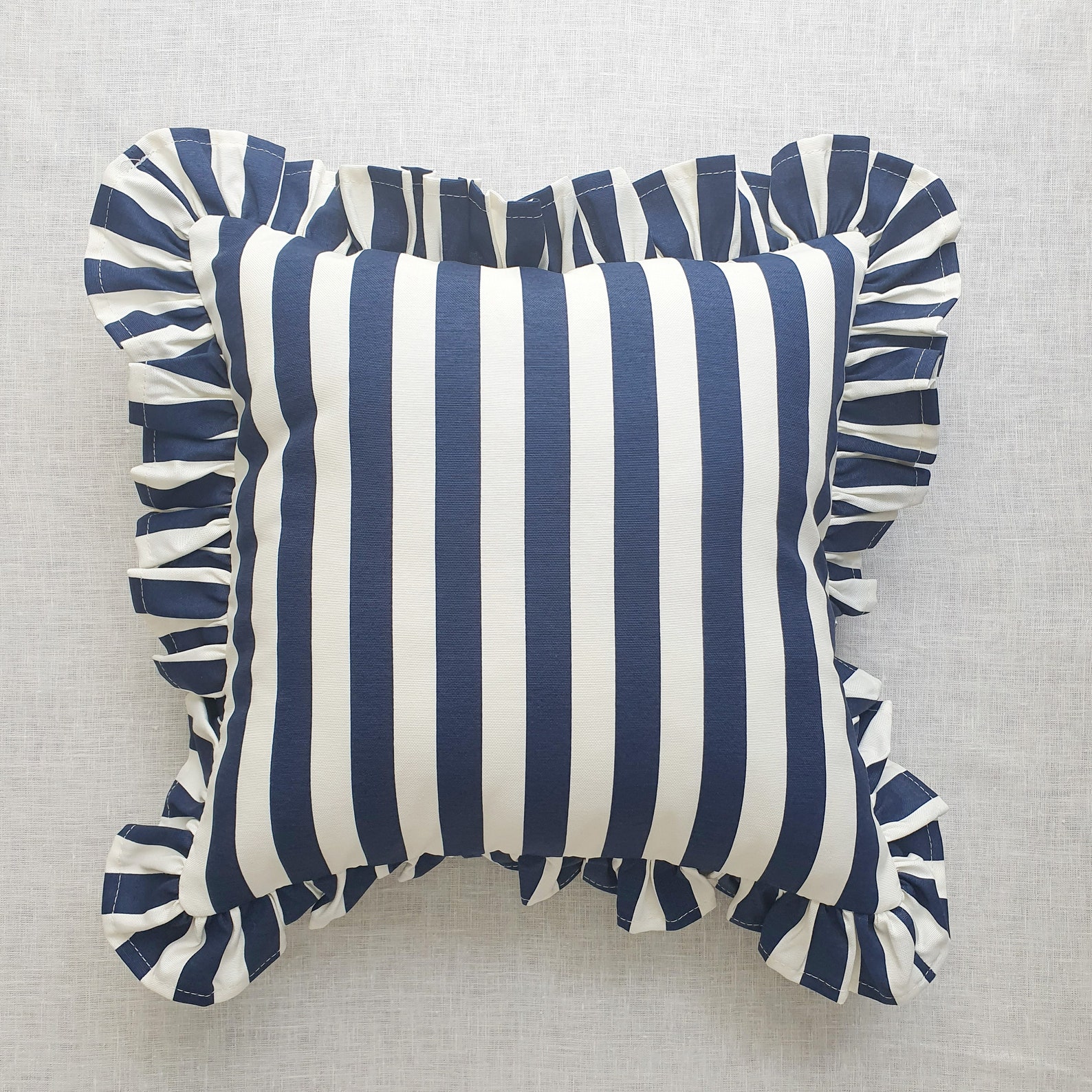 Bohemian Frill Striped Pillow Cover - Different Color Options With ...