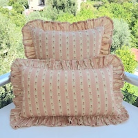 Ruffle Pillow - Etsy