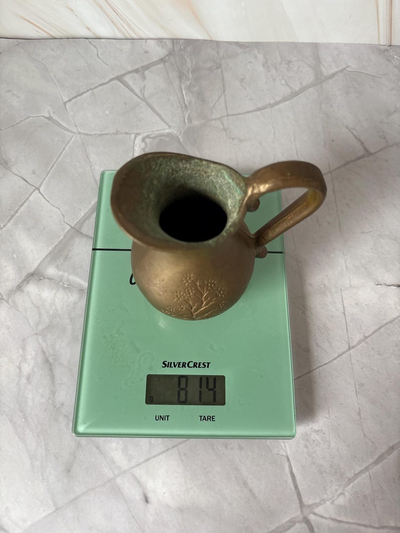 Antique Bronze Jug With Tree Design, 1800s - Etsy