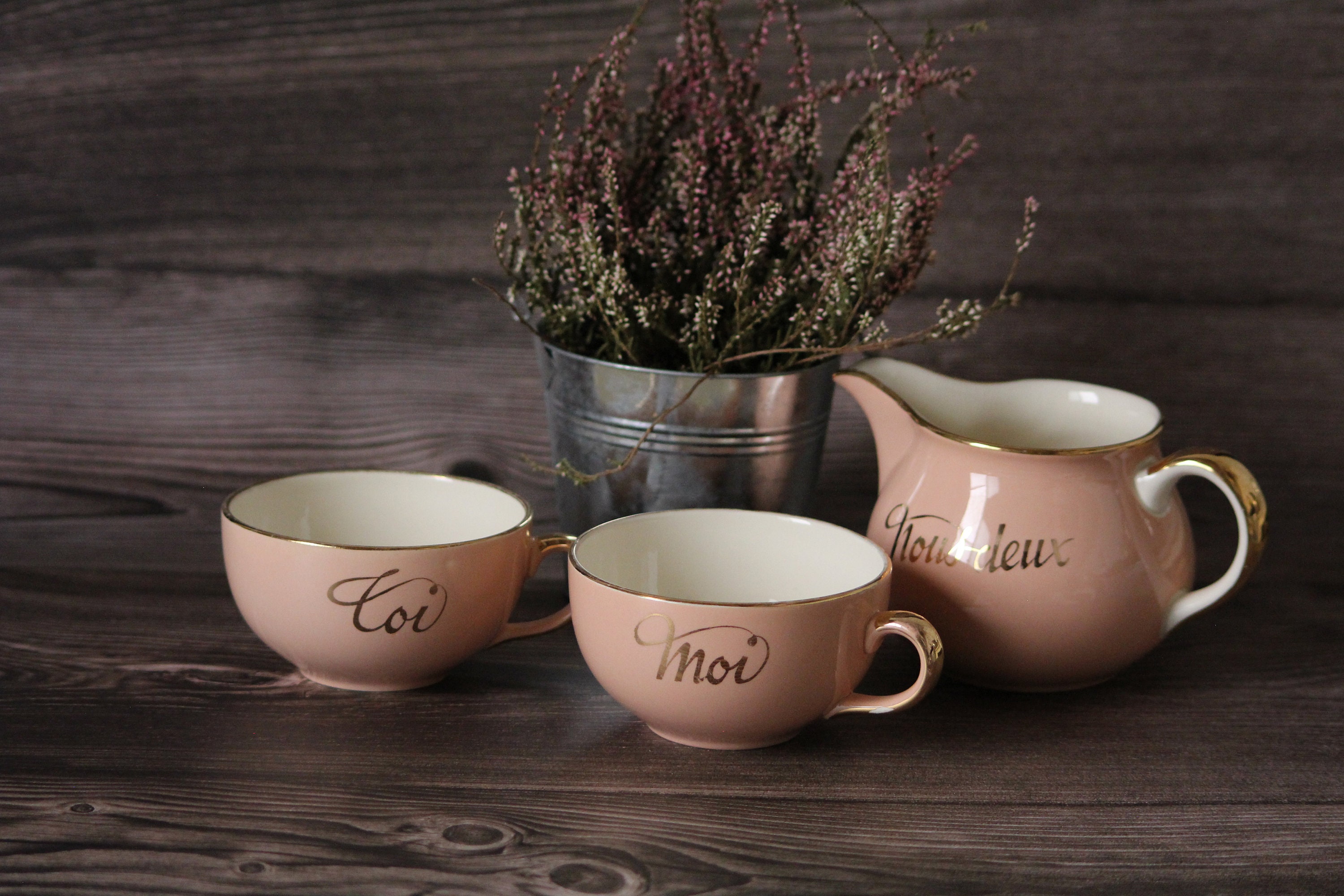 The Most Tender Vintage Set of the Two of Us or Nous Deux From Villeroy ...