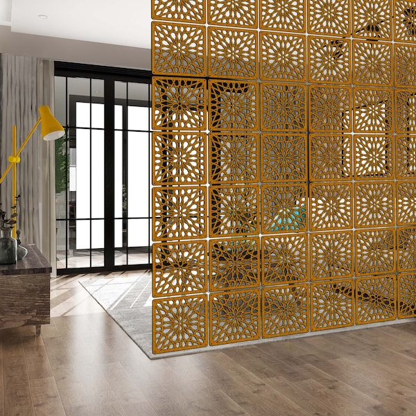Wood Room Divider Panel - Etsy