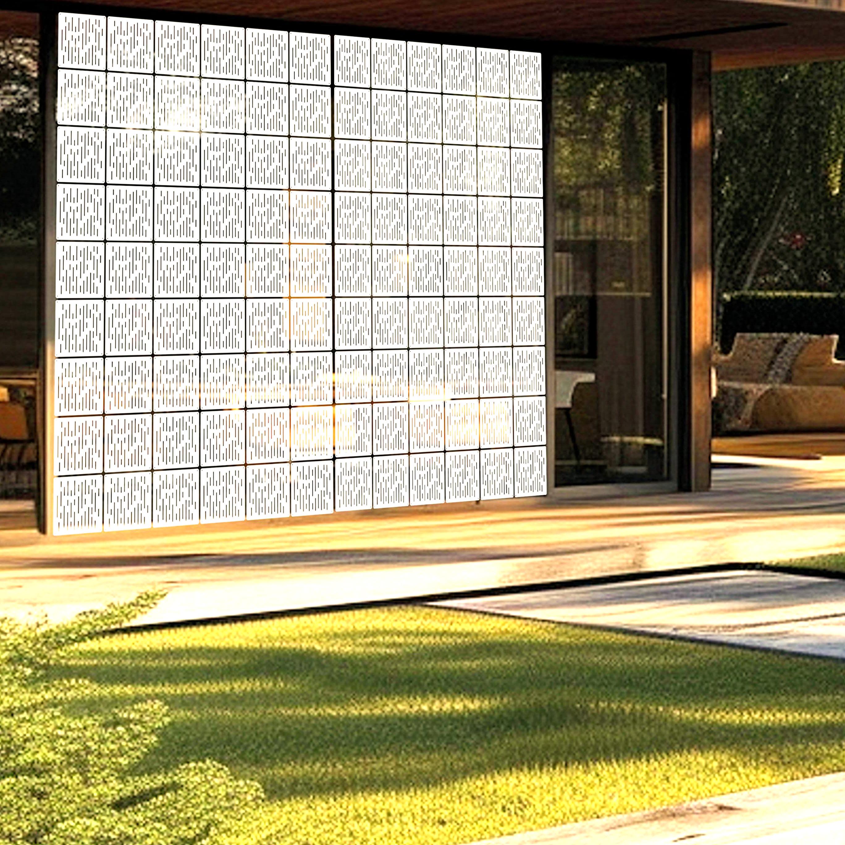 Privacy Garden Curtain, Outdoor Terrace Panels, External Dividing Wall ...