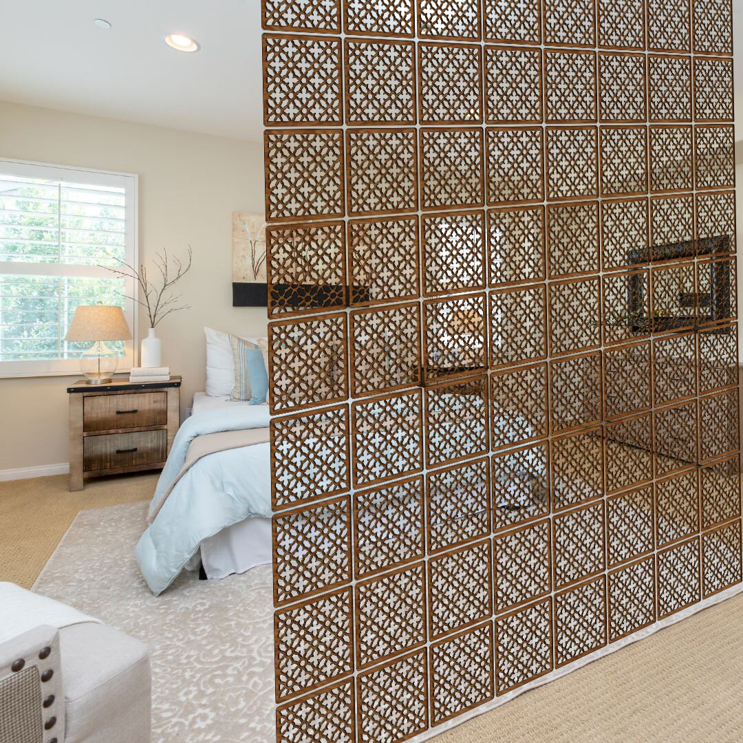 Suspended Wooden Panels, Hanging Dividing Panels, Translucent Room ...