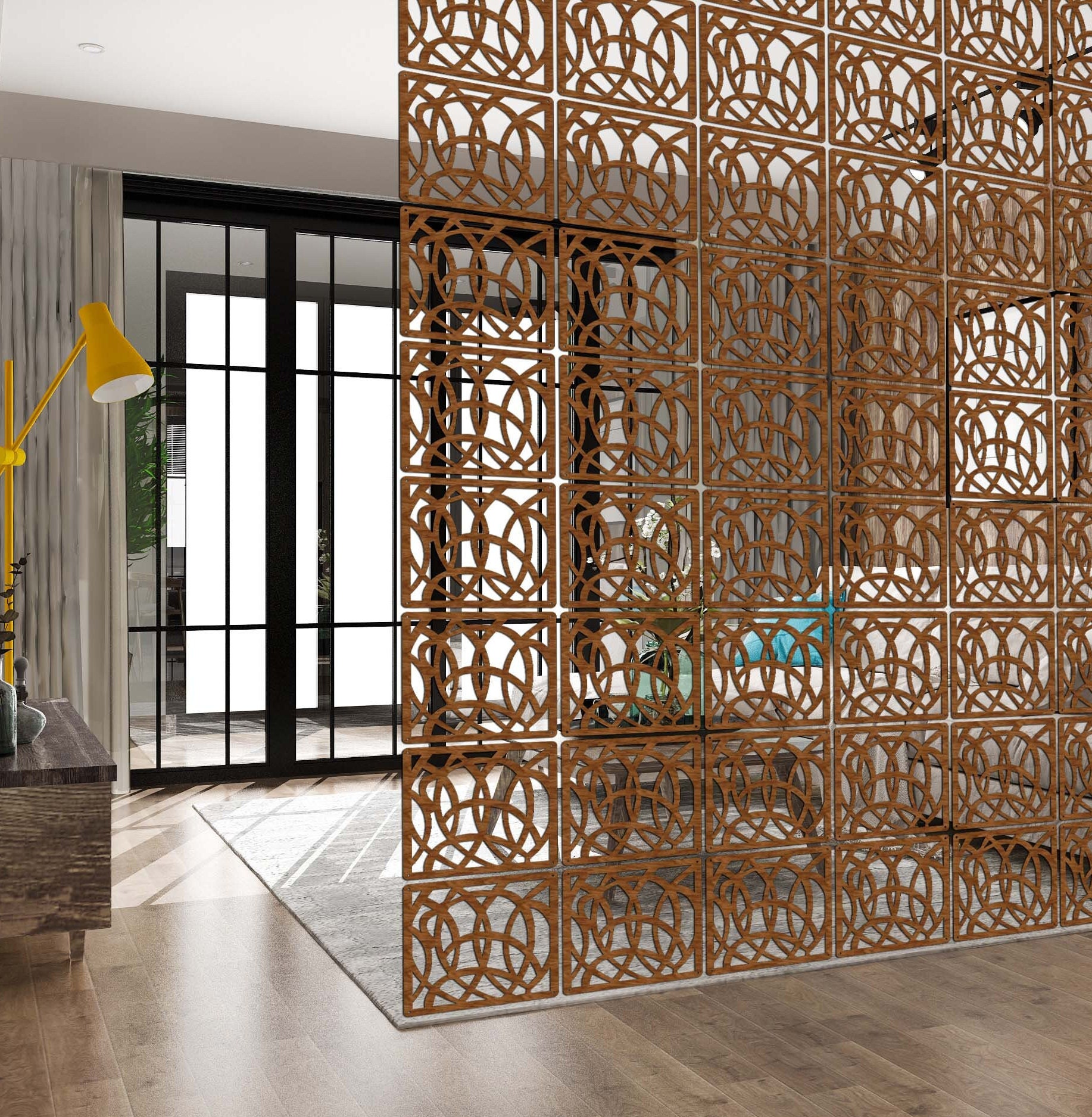 Suspended Room Divider, Room Divider Panels, Hanging Dividing Wall ...