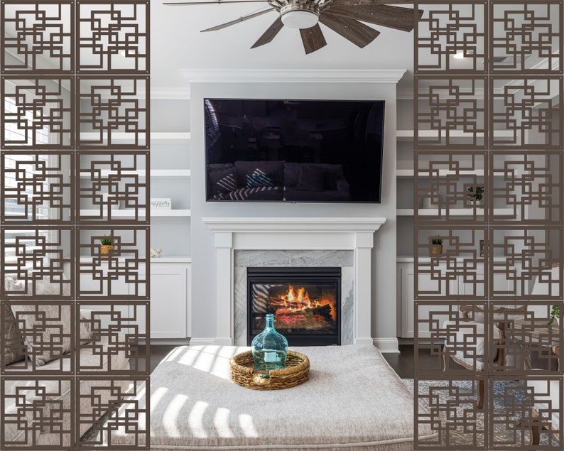 Translucent Room Partition Wooden Privacy Screen Room - Etsy