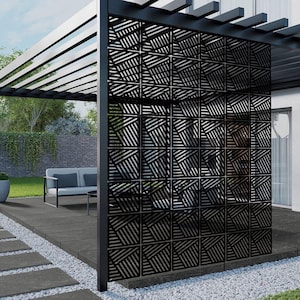 Privacy Garden Curtain, Outdoor Terrace Panels, External Dividing Wall ...