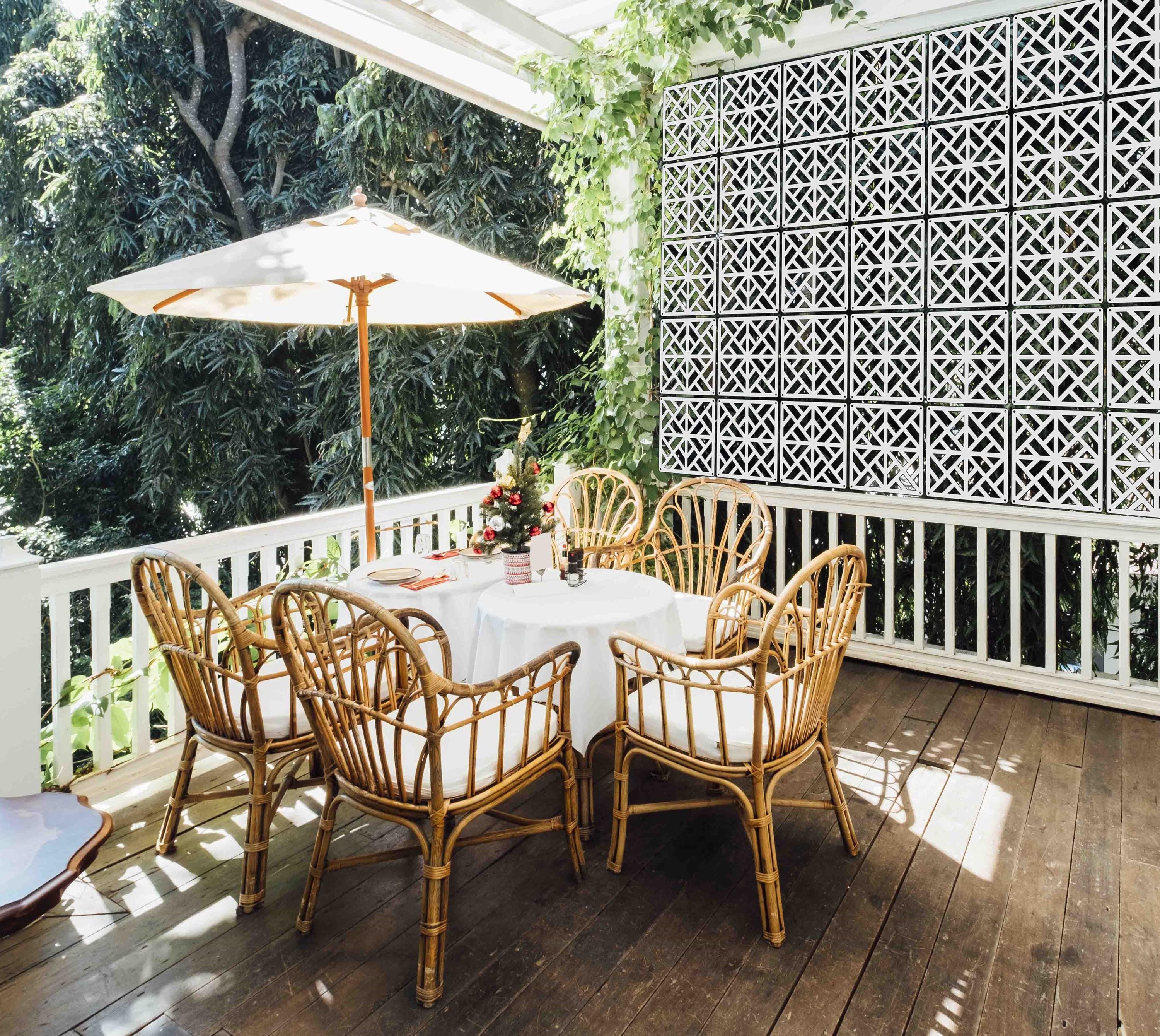 Privacy Garden Curtain, Outdoor Terrace Panels, External Dividing Wall ...
