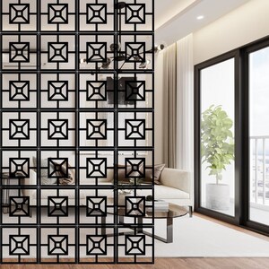 Hanging Room Divider, Minimalistic Room Dividers, Wooden Privacy Screen ...