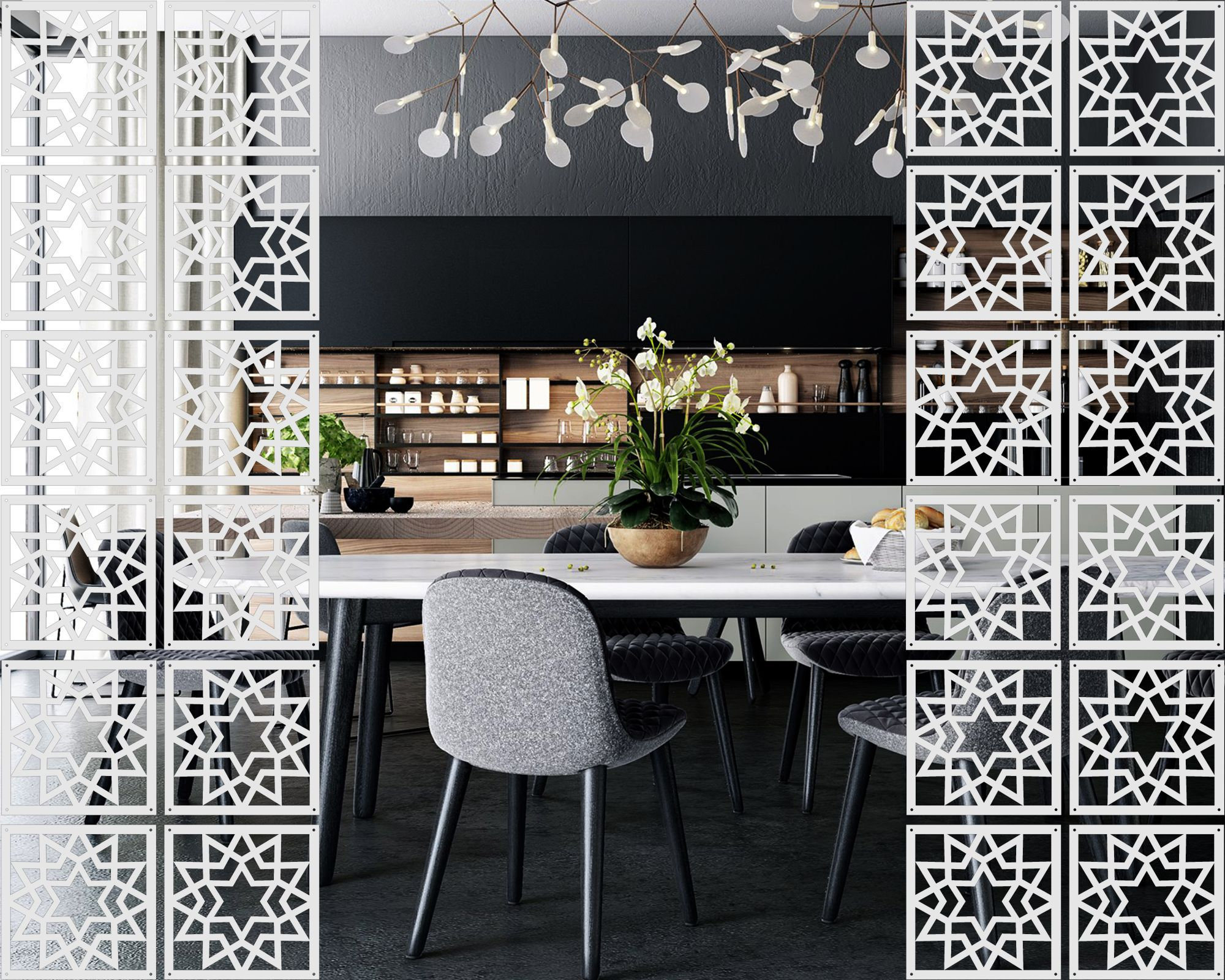 Dekorative Room Divideres Wooden Room Screen Transparent - Etsy