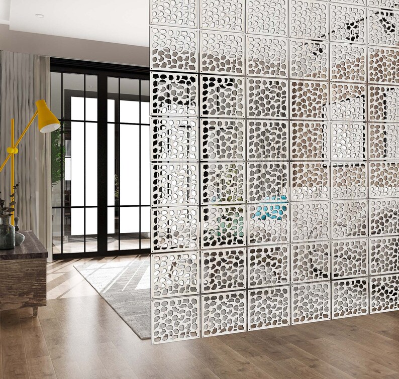 Wooden Dividing Panels, Suspended Room Divider, Modular Decorative Wall ...