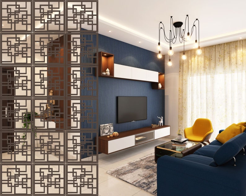 Translucent Room Partition Wooden Privacy Screen Room - Etsy