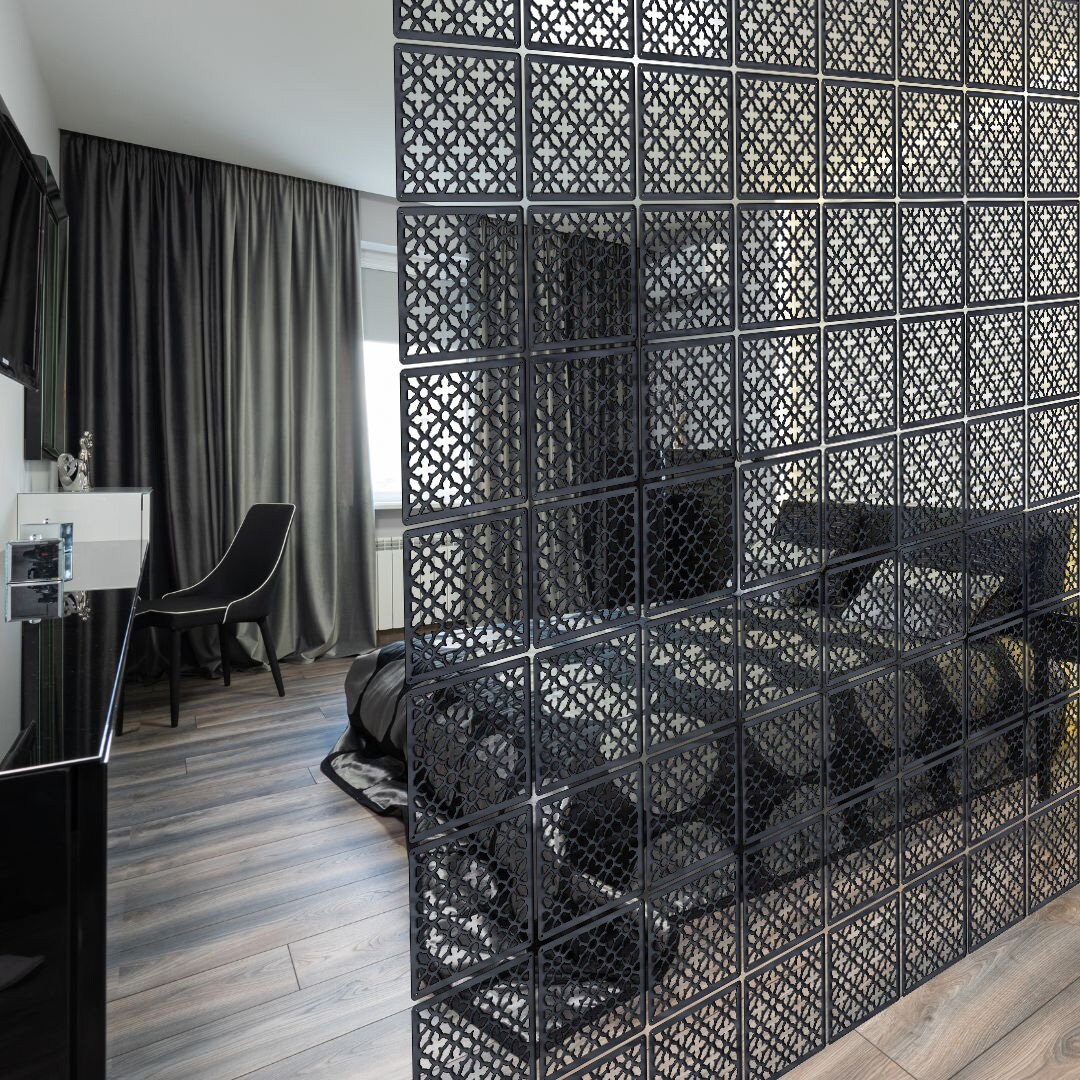 Suspended Wooden Panels, Hanging Dividing Panels, Translucent Room ...