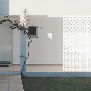 Privacy Garden Curtain, Outdoor Terrace Panels, External Dividing Wall ...