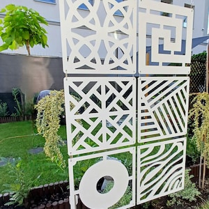 Privacy Garden Curtain, Outdoor Terrace Panels, External Dividing Wall ...