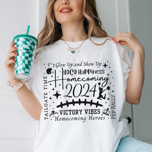 Homecoming T-shirt High School Football HOCO Reunion Senior Keepsake ...